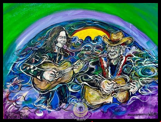 Billy Strings with Willie Nelson - Scramble Campbell
